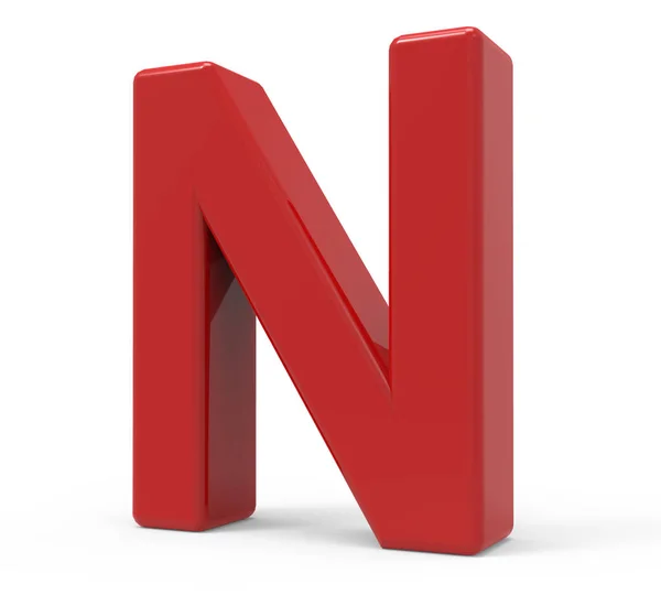 Red letter N — Stock Photo © kchungtw #167775290