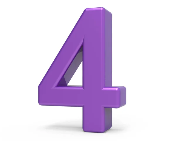 3d shiny blue number 4 — Stock Vector © kchungtw #121739162