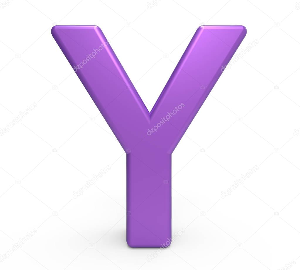 3d purple letter Y Stock Photo by ©kchungtw 129757822