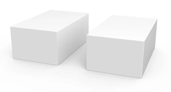 Two blank template boxes — Stock Photo © kchungtw #129911490