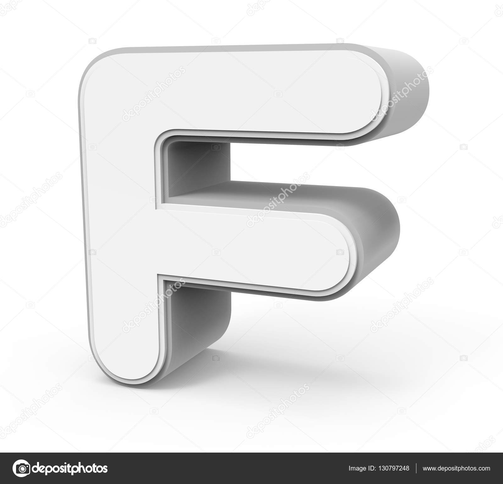 White letter F — Stock Photo © kchungtw #130797248