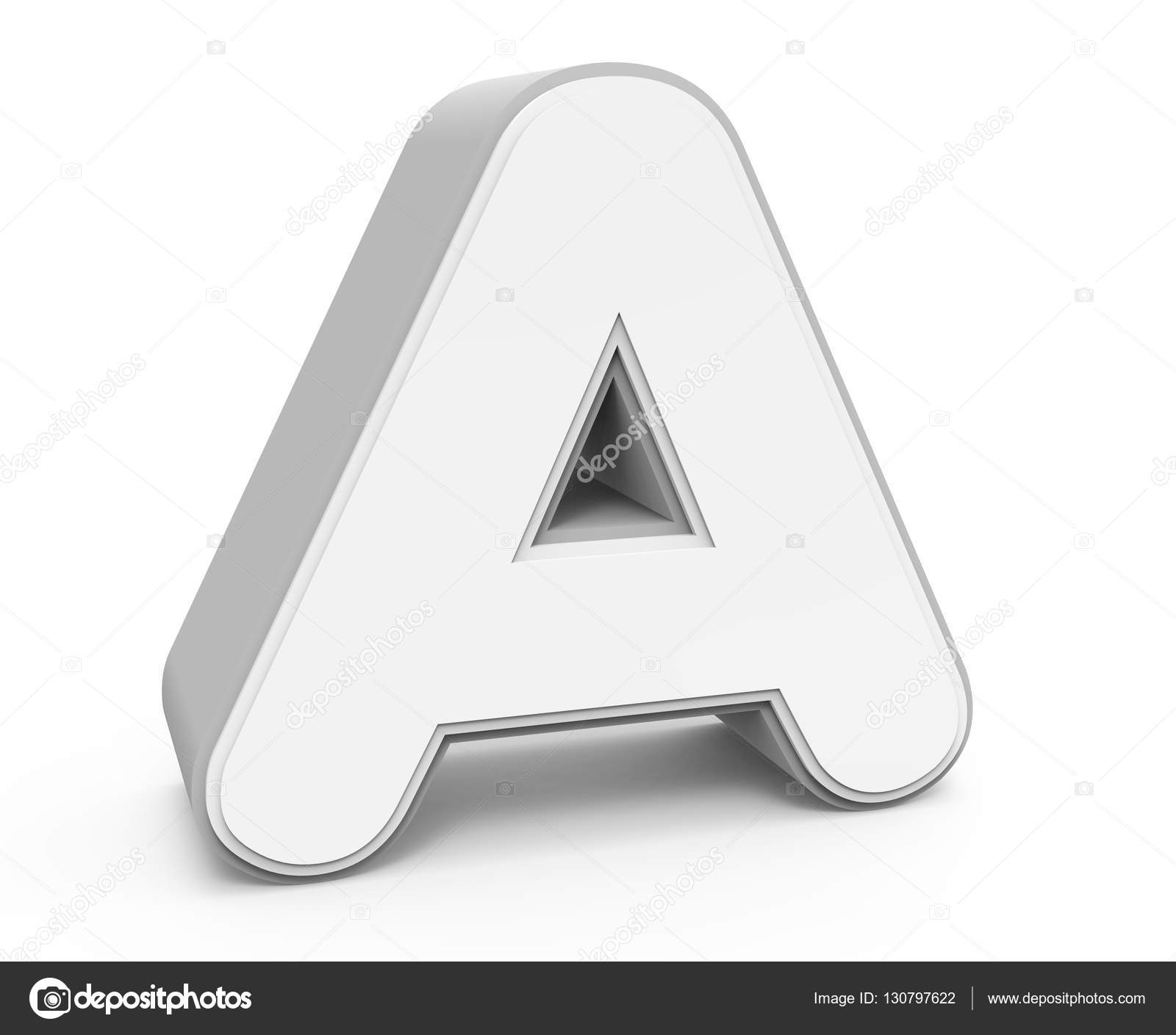 White letter A Stock Photo by ©kchungtw 130797622