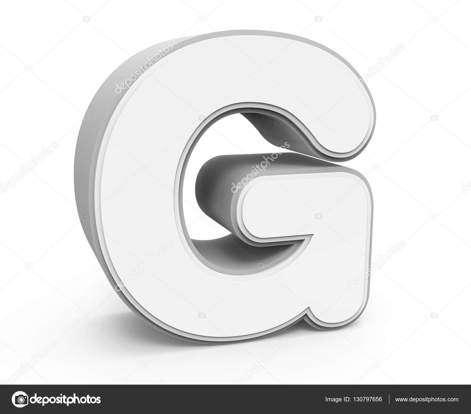 White letter G — Stock Photo © kchungtw #130797656