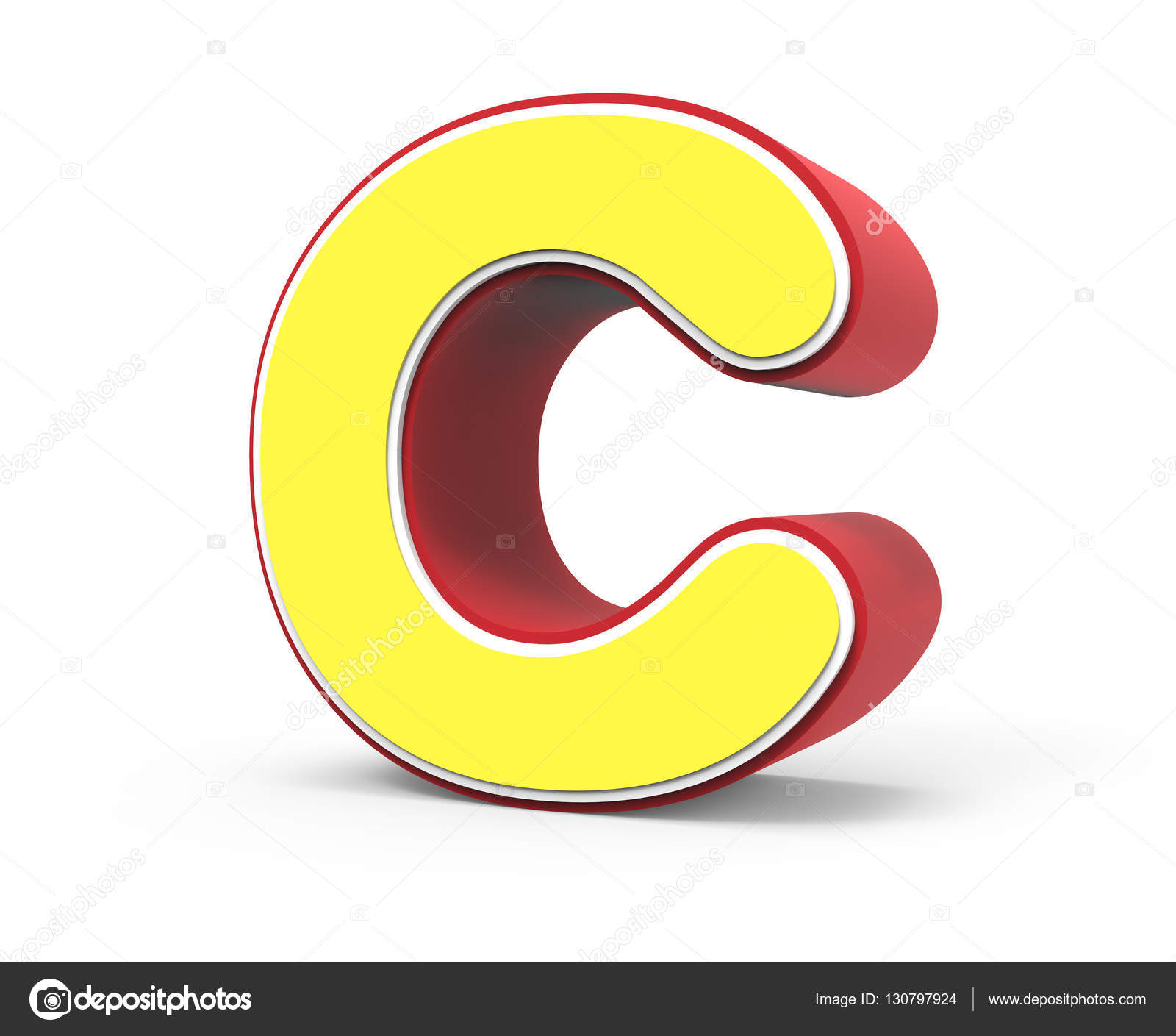 Yellow letter C — Stock Photo © kchungtw #130797924