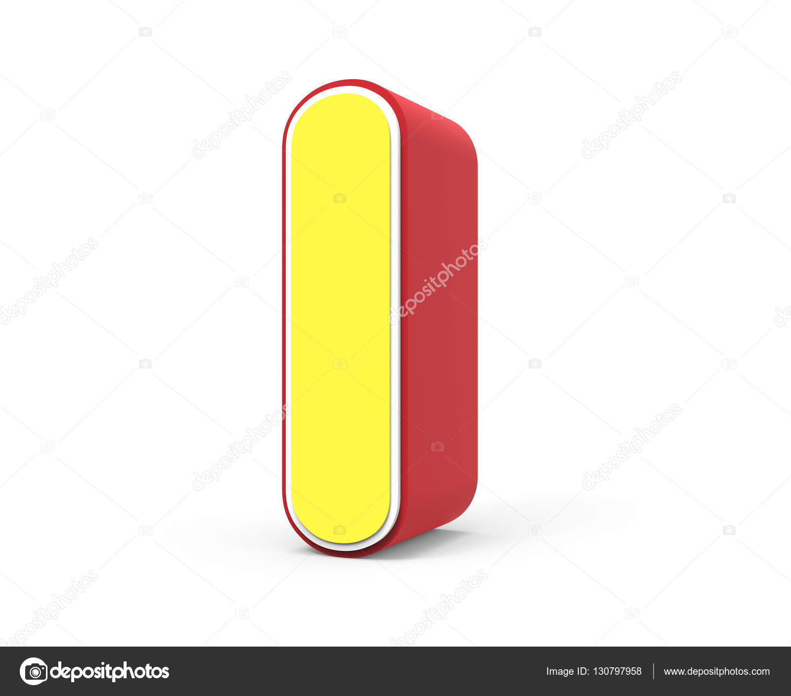 Yellow letter I Stock Photo by ©kchungtw 130797958