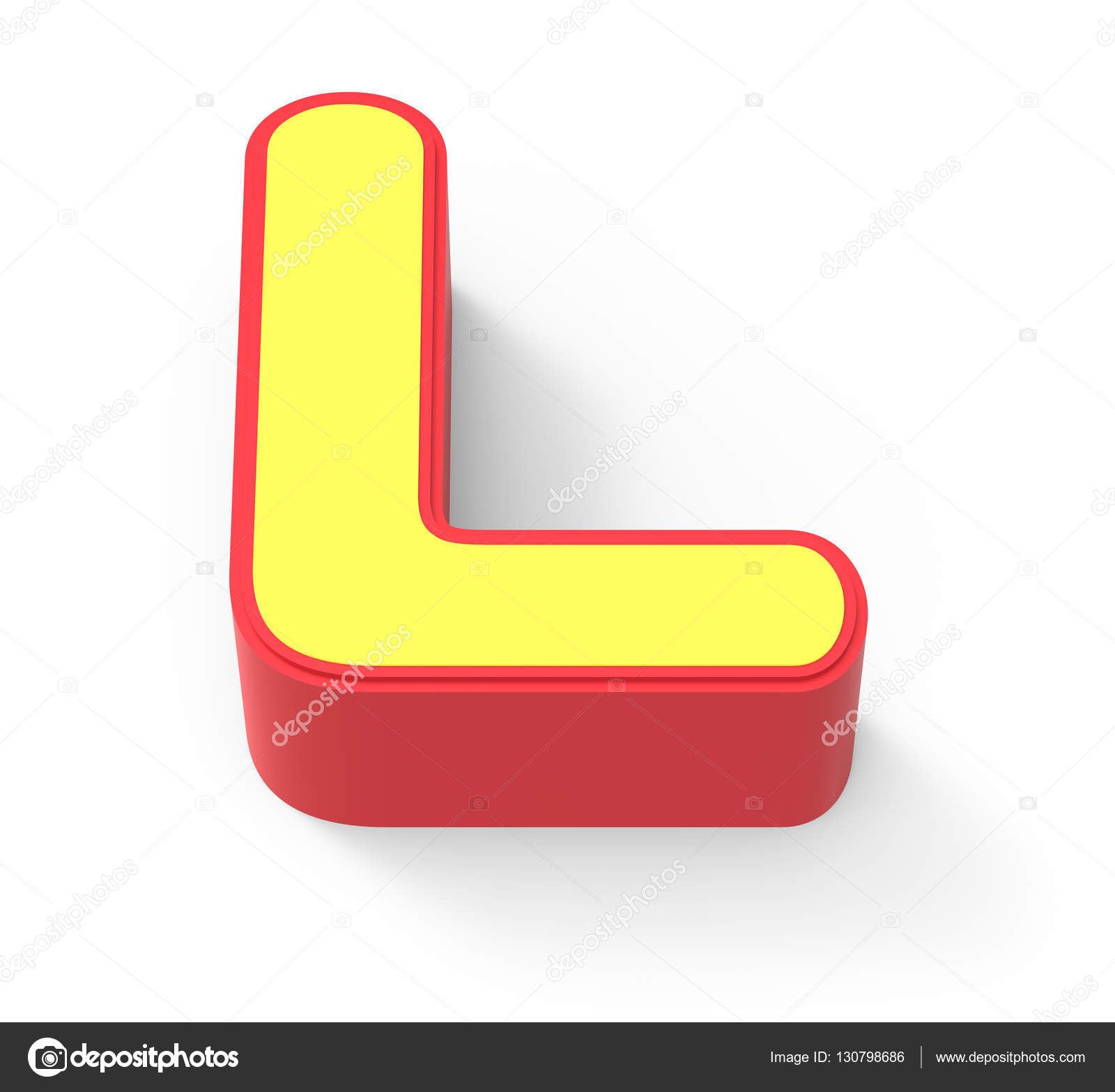 Yellow letter L Stock Photo by ©kchungtw 130798686