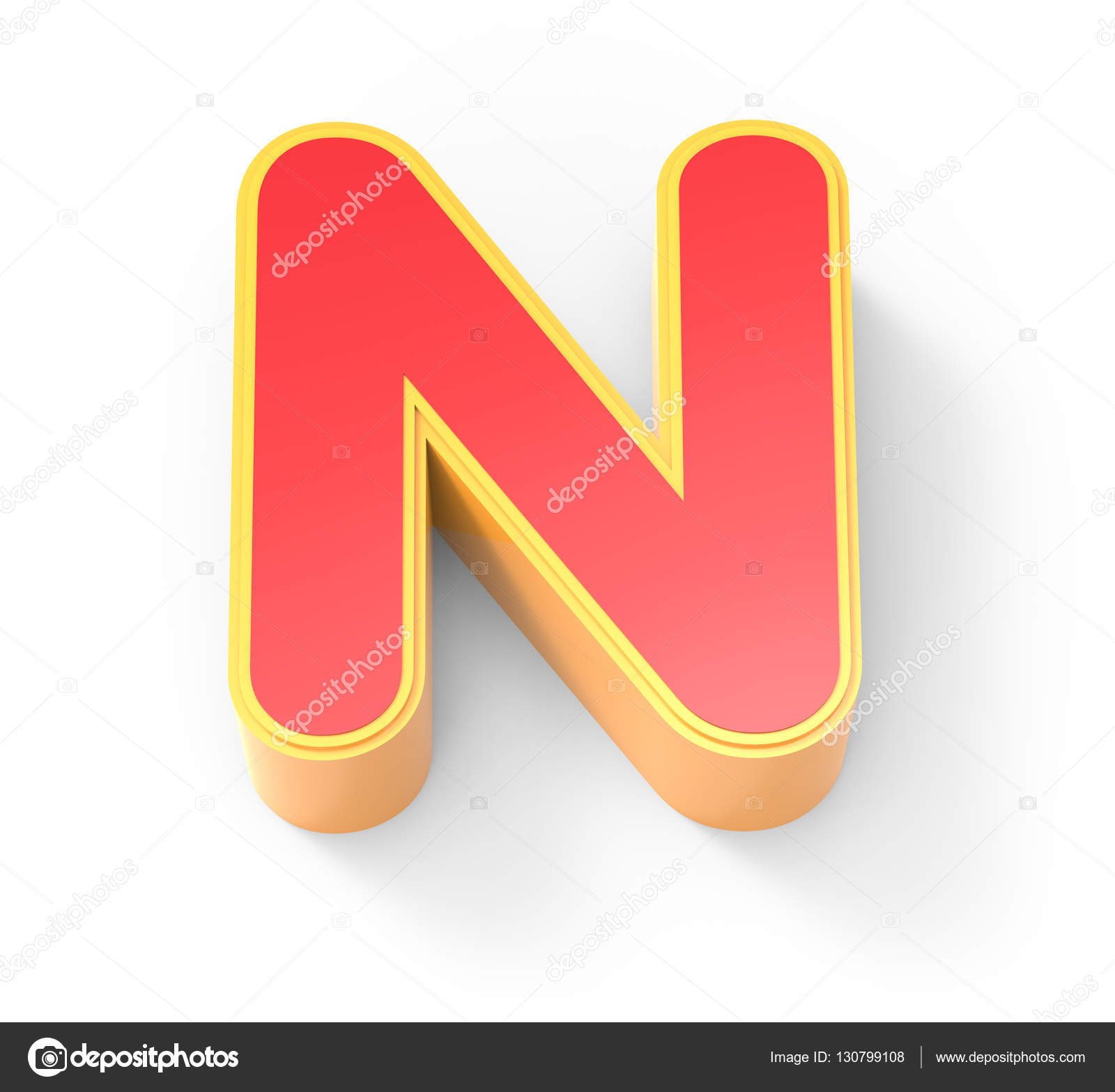 Red letter N — Stock Photo © kchungtw #130799108