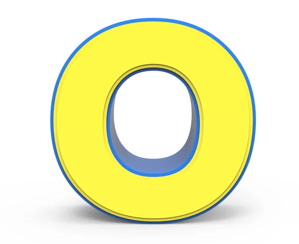 Yellow Letter O