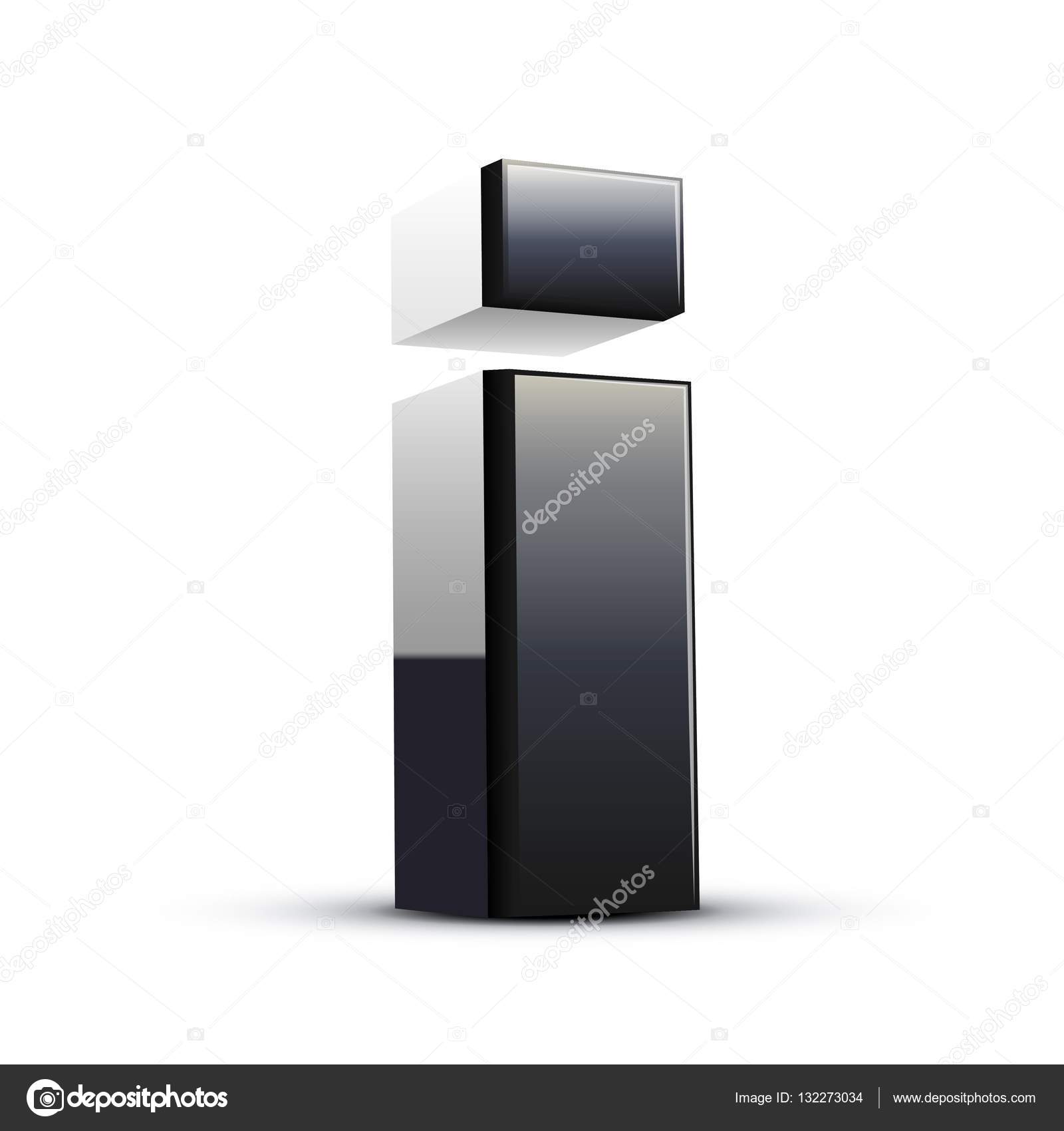 Lowercase black letter I Stock Vector by ©kchungtw 132273034
