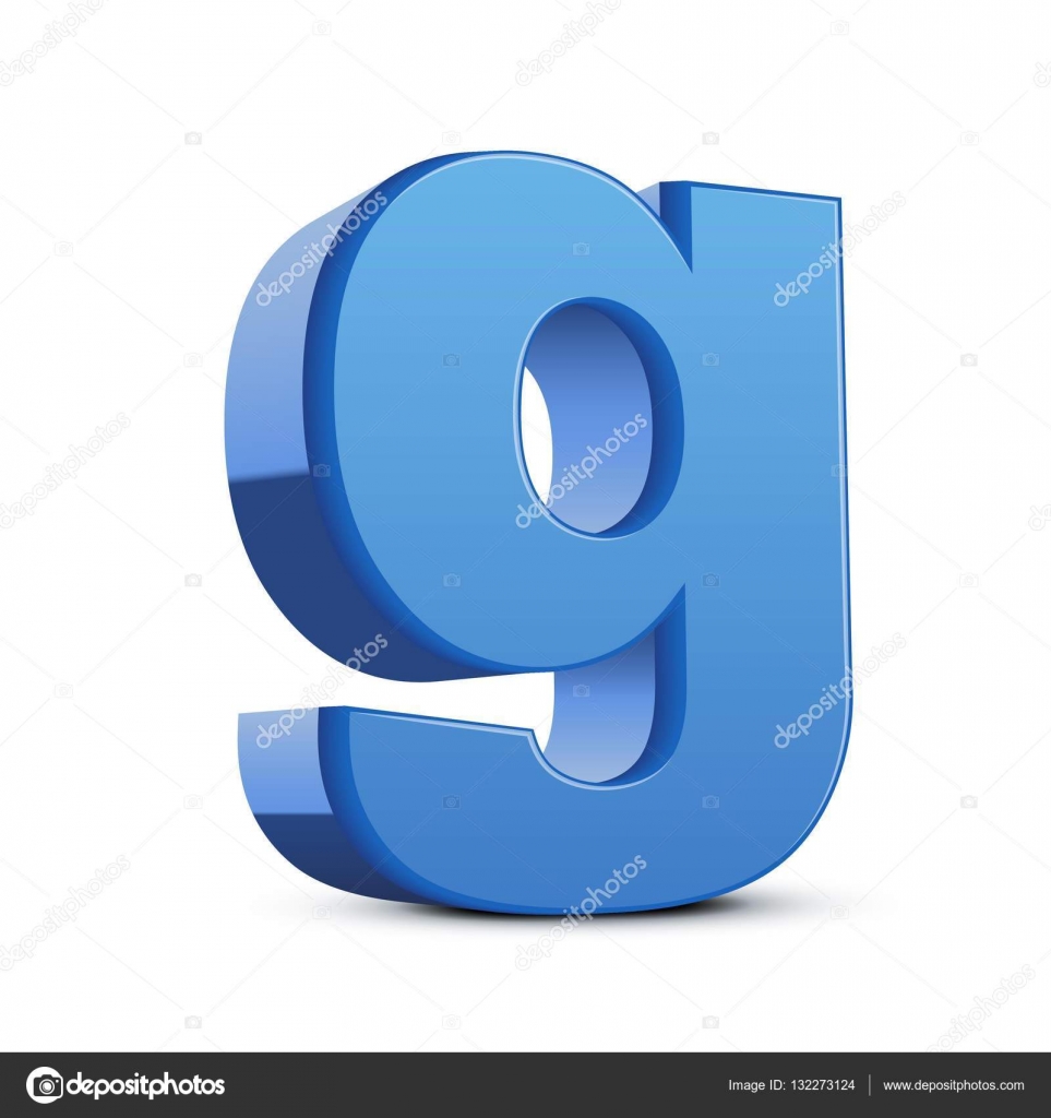 Lowercase blue letter G Stock Vector by ©kchungtw 132273124