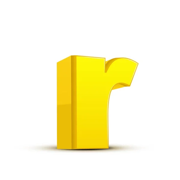 Letter R on white background — Stock Vector © photoroman #11544121