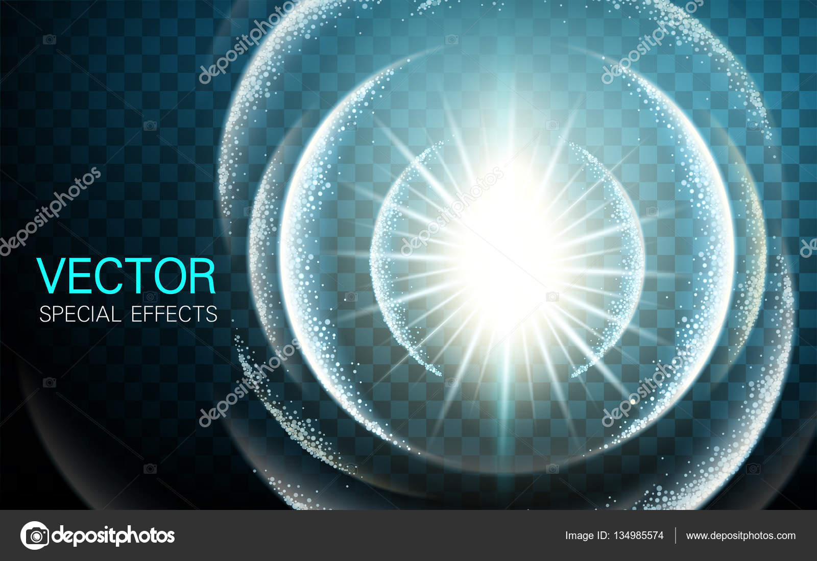 Ray and ripple elements Stock Vector Image by ©kchungtw #134985574