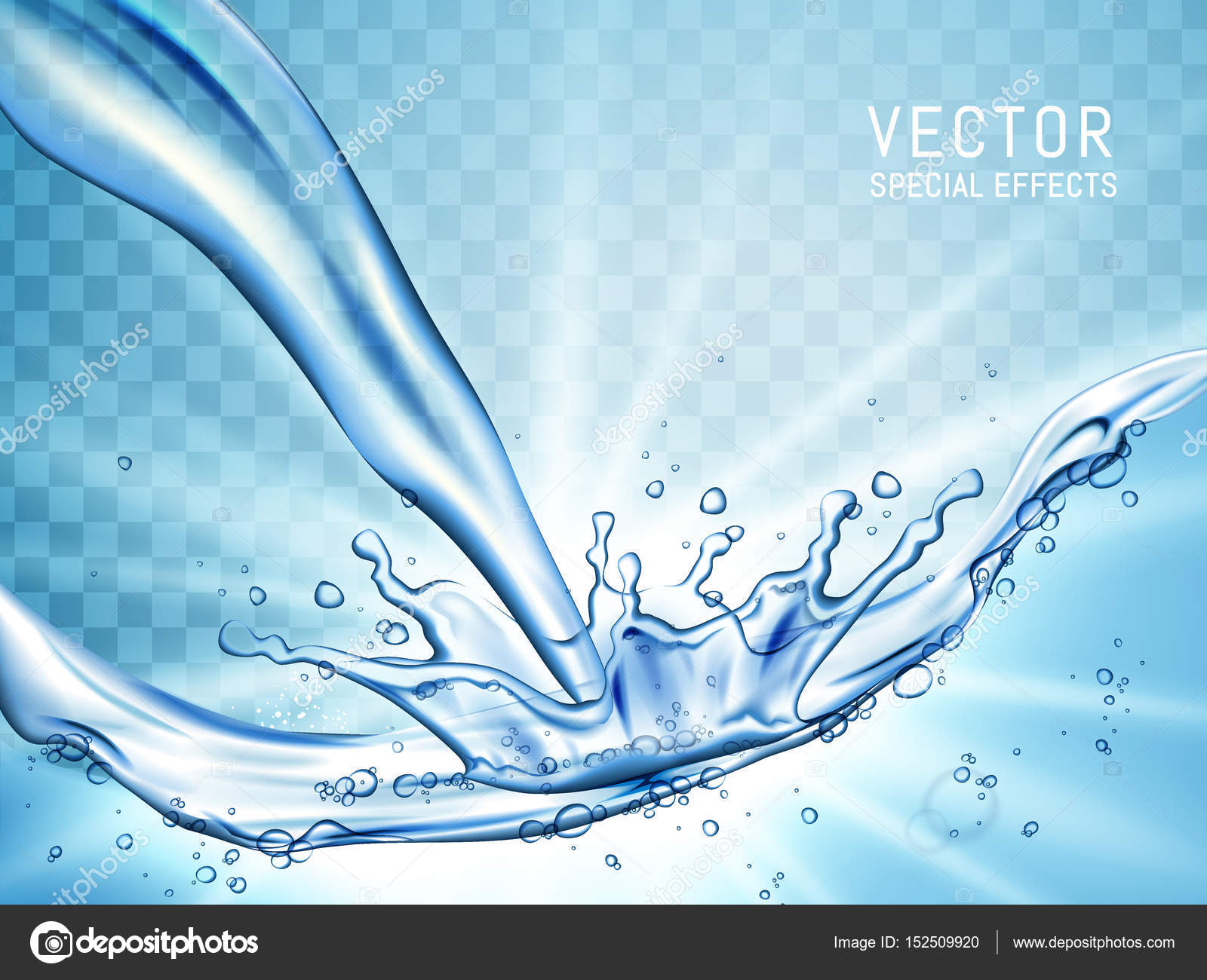 Pouring water illustration Stock Vector Image by ©kchungtw #152509920