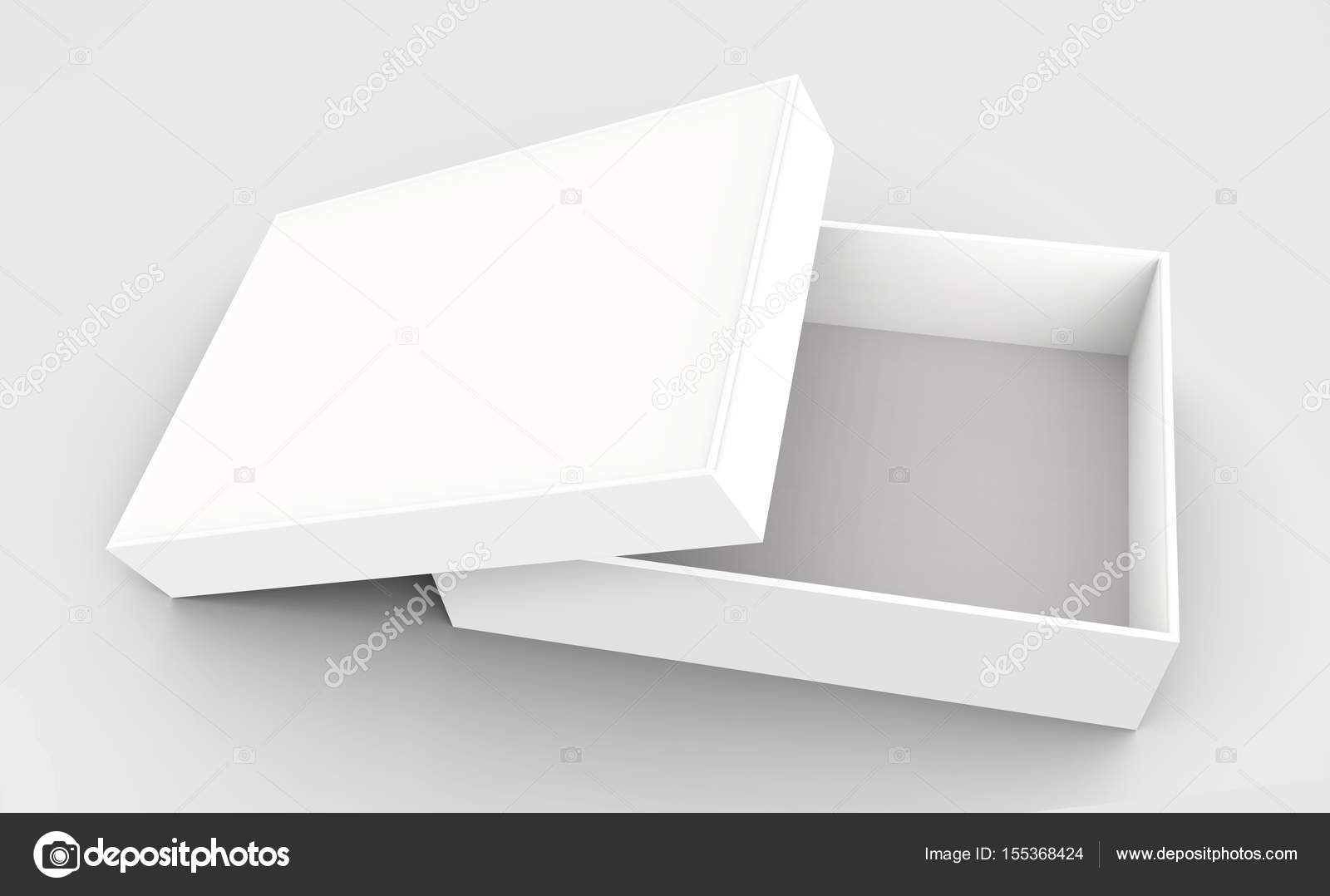 Tilt opened paper box — Stock Photo © kchungtw #155368424