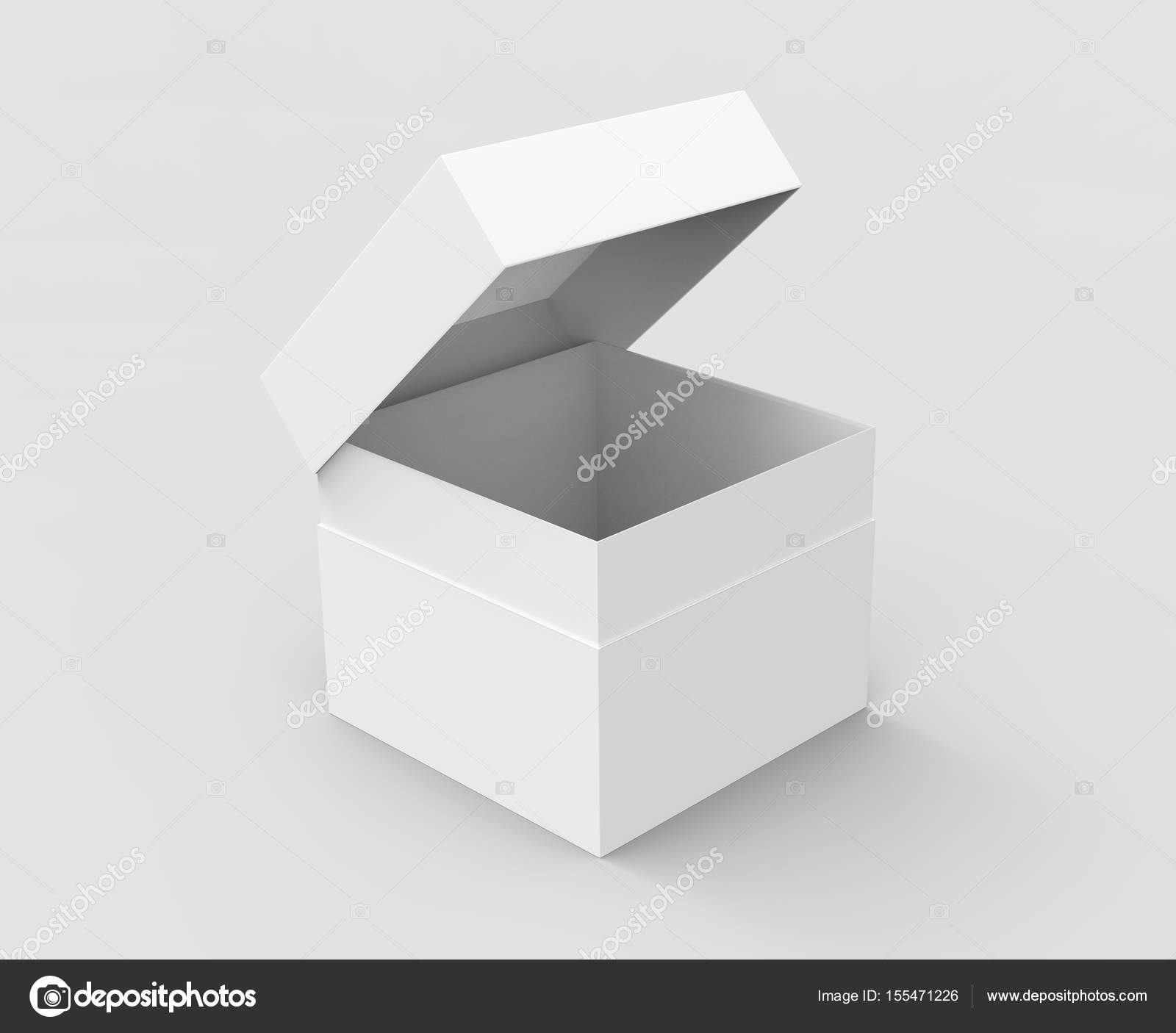 Tilt blank paper box — Stock Photo © kchungtw #155471226