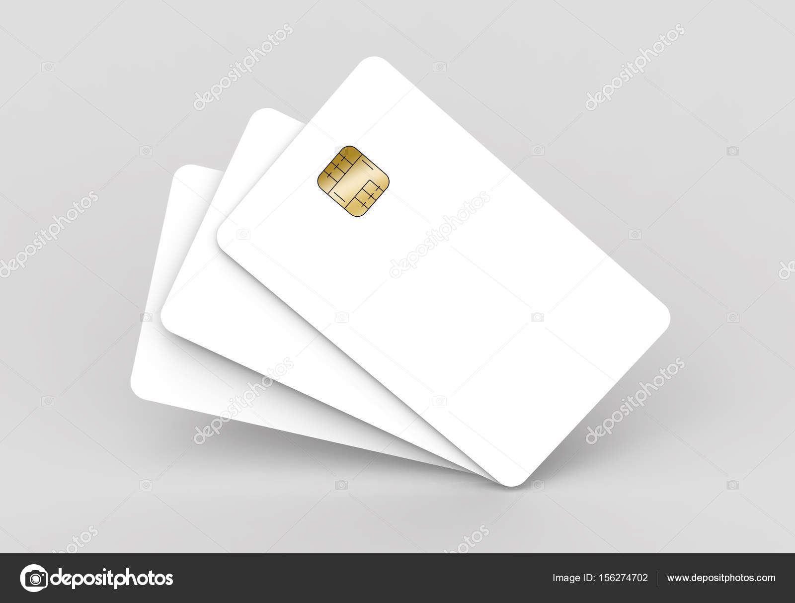Blank chip cards — Stock Photo © kchungtw #156274702