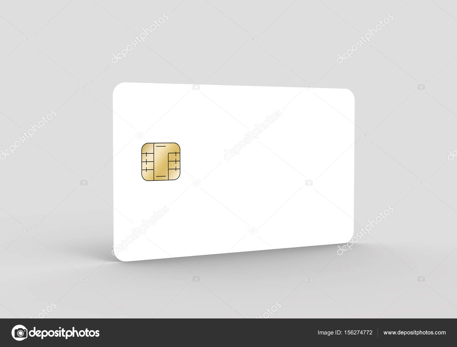 Blank chip card Stock Photo by ©kchungtw 156274772