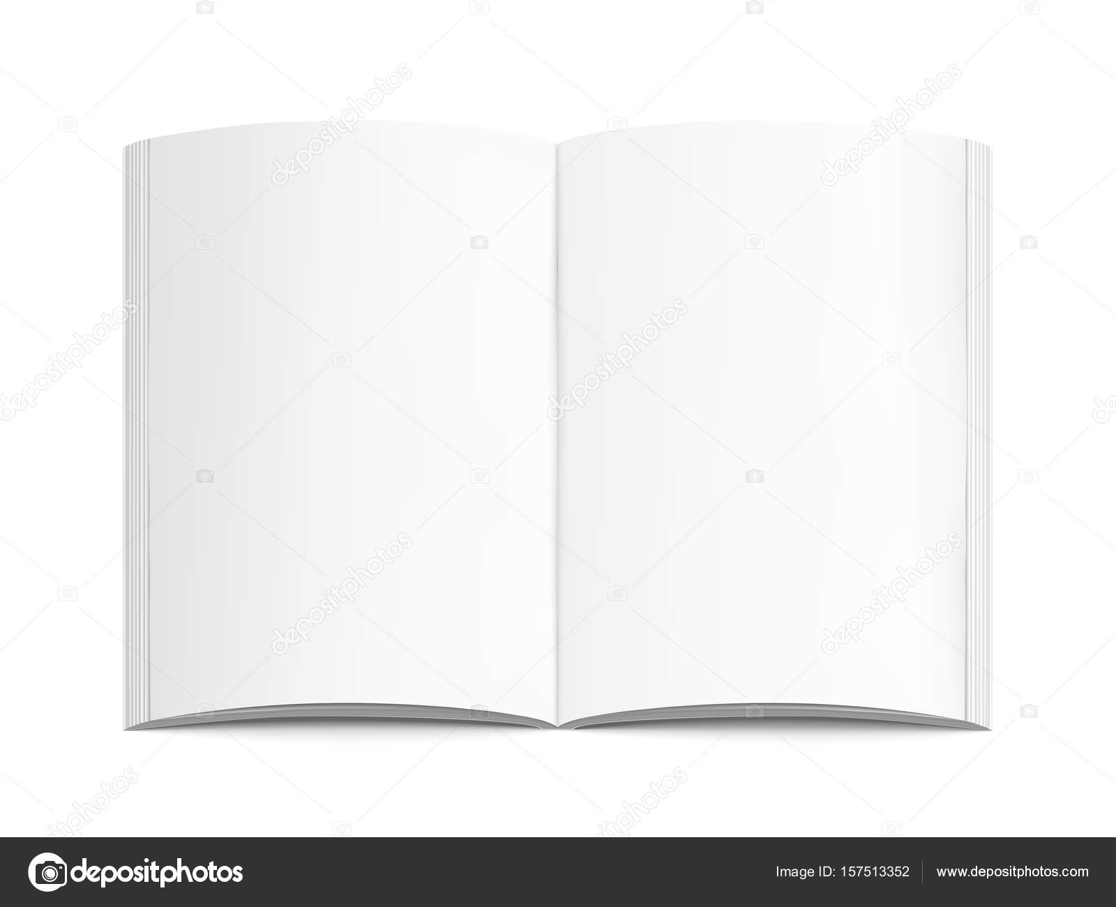 Blank book design Stock Vector by ©kchungtw 157513352