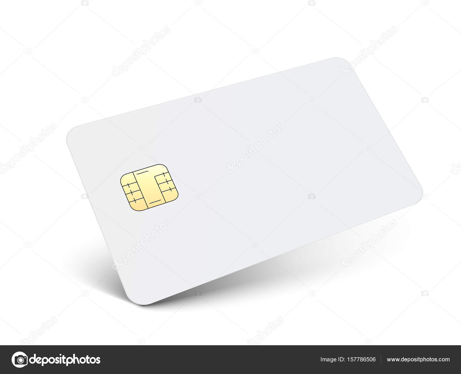 Blank chip card Stock Vector by ©kchungtw 157786506