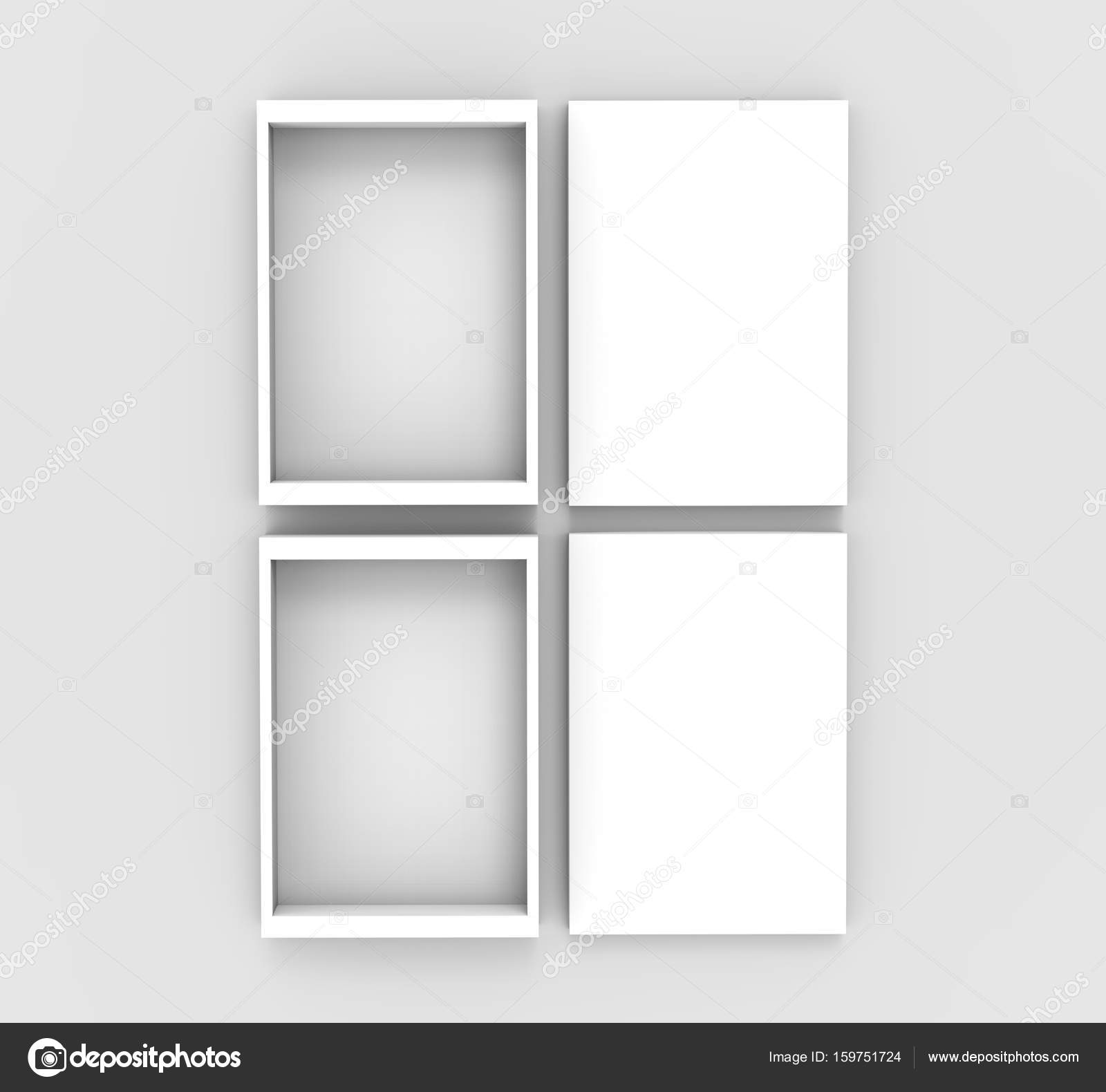 Blank paper boxes Stock Photo by ©kchungtw 159751724