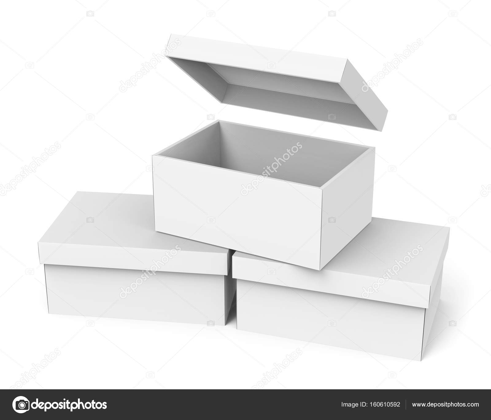 Blank paper box template Stock Photo by ©kchungtw 160610592