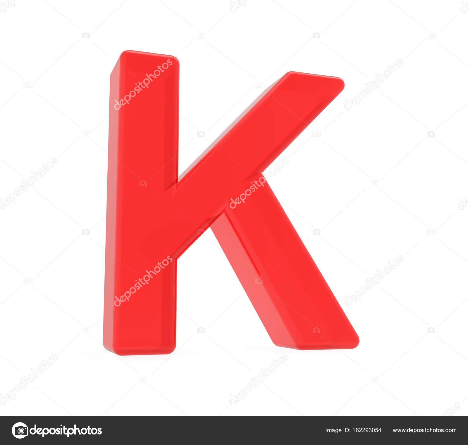 Red letter K — Stock Photo © kchungtw #162293054