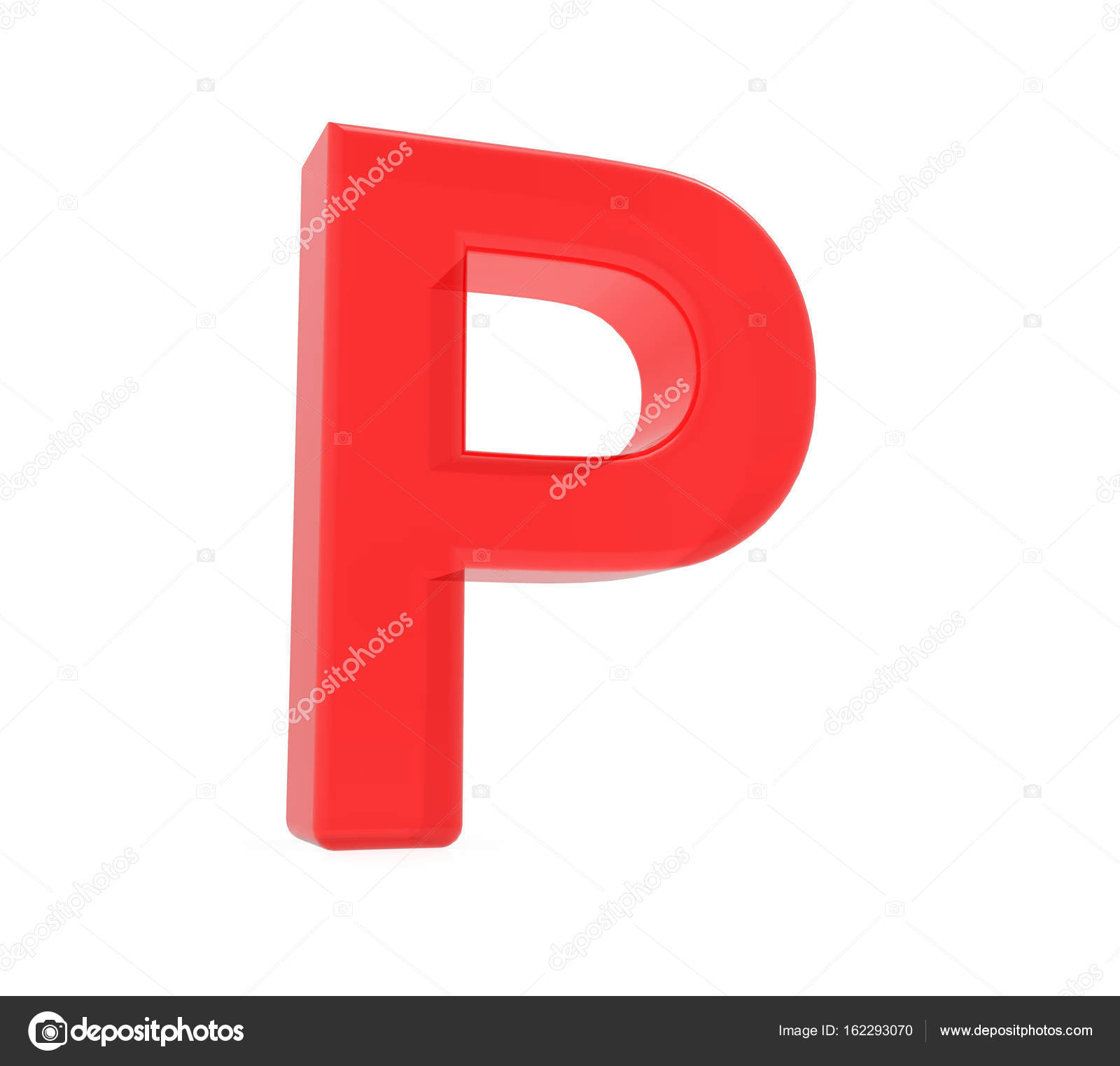 Red letter P — Stock Photo © kchungtw #162293070