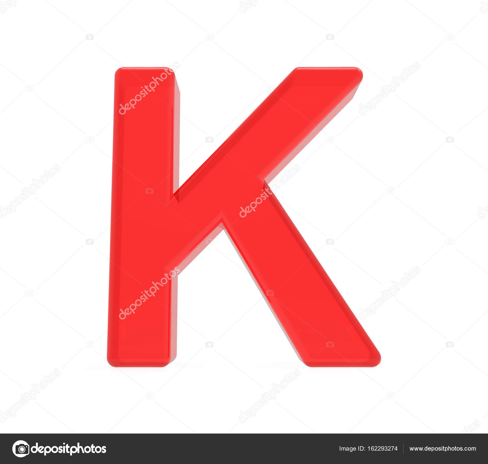 Red letter K — Stock Photo © kchungtw #162293274