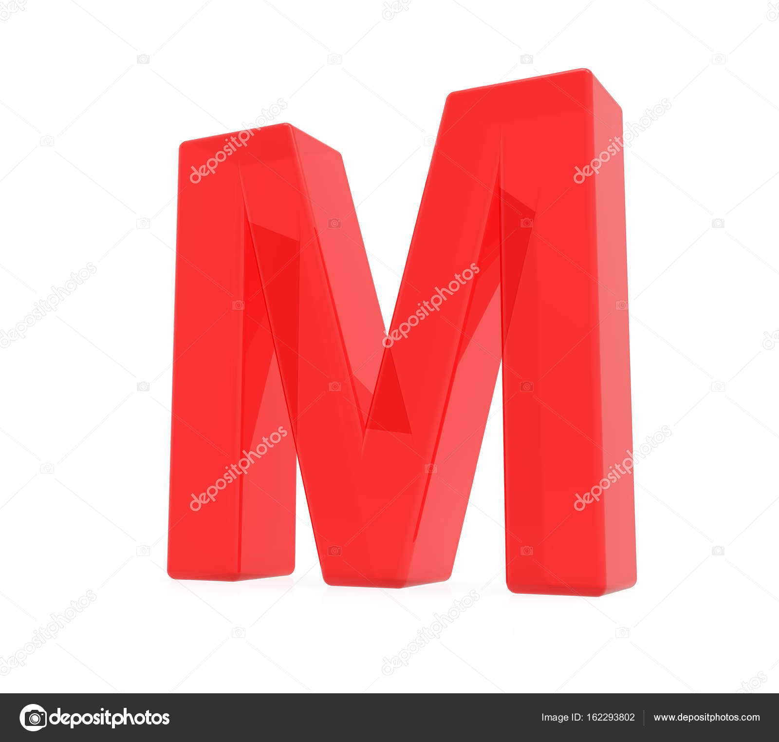 Red letter M — Stock Photo © kchungtw #162293802
