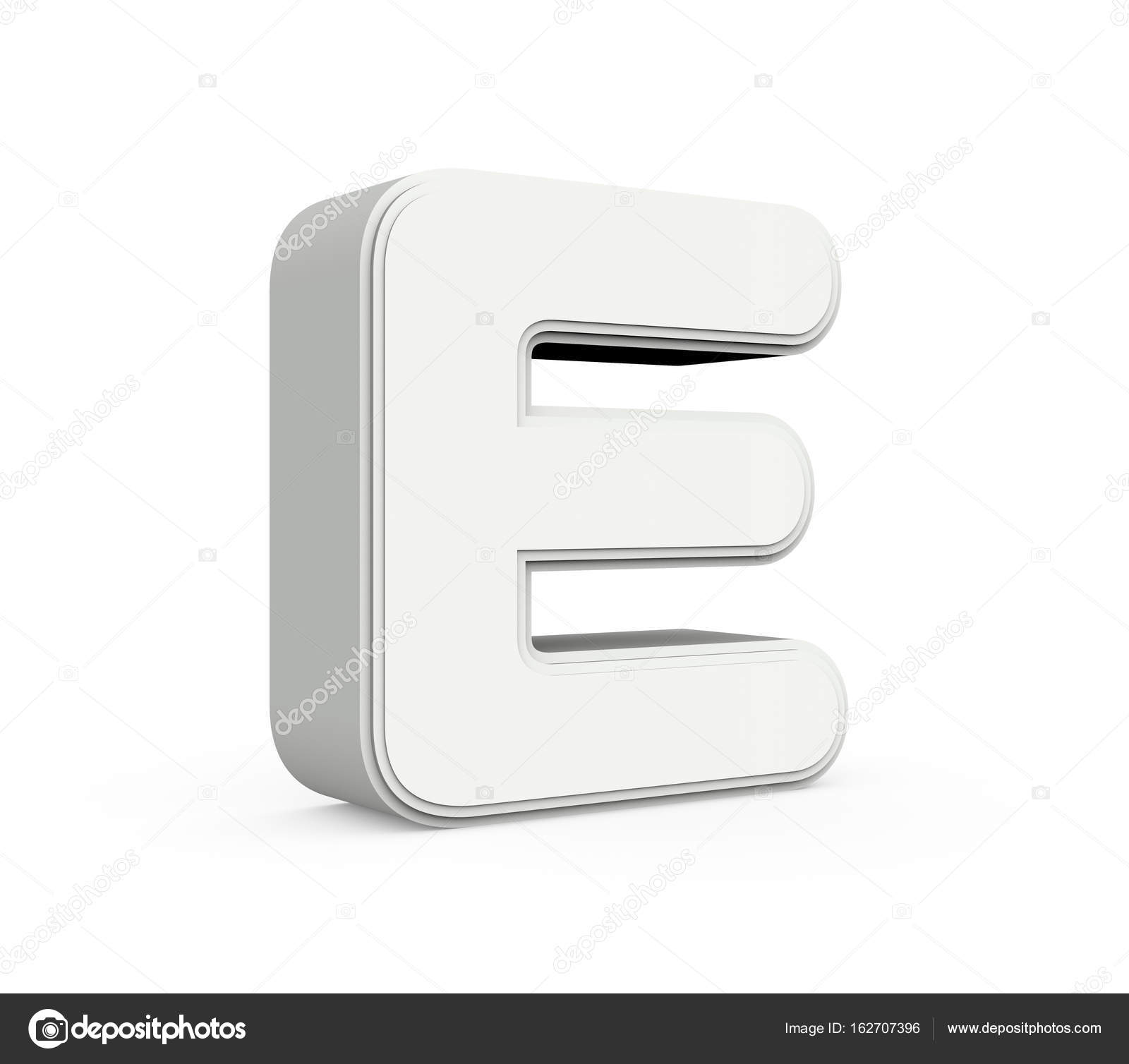 White letter E Stock Photo by ©kchungtw 162707396