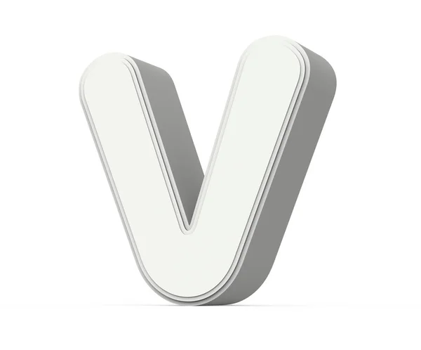 Blue framed white letter V — Stock Photo © kchungtw #131491440