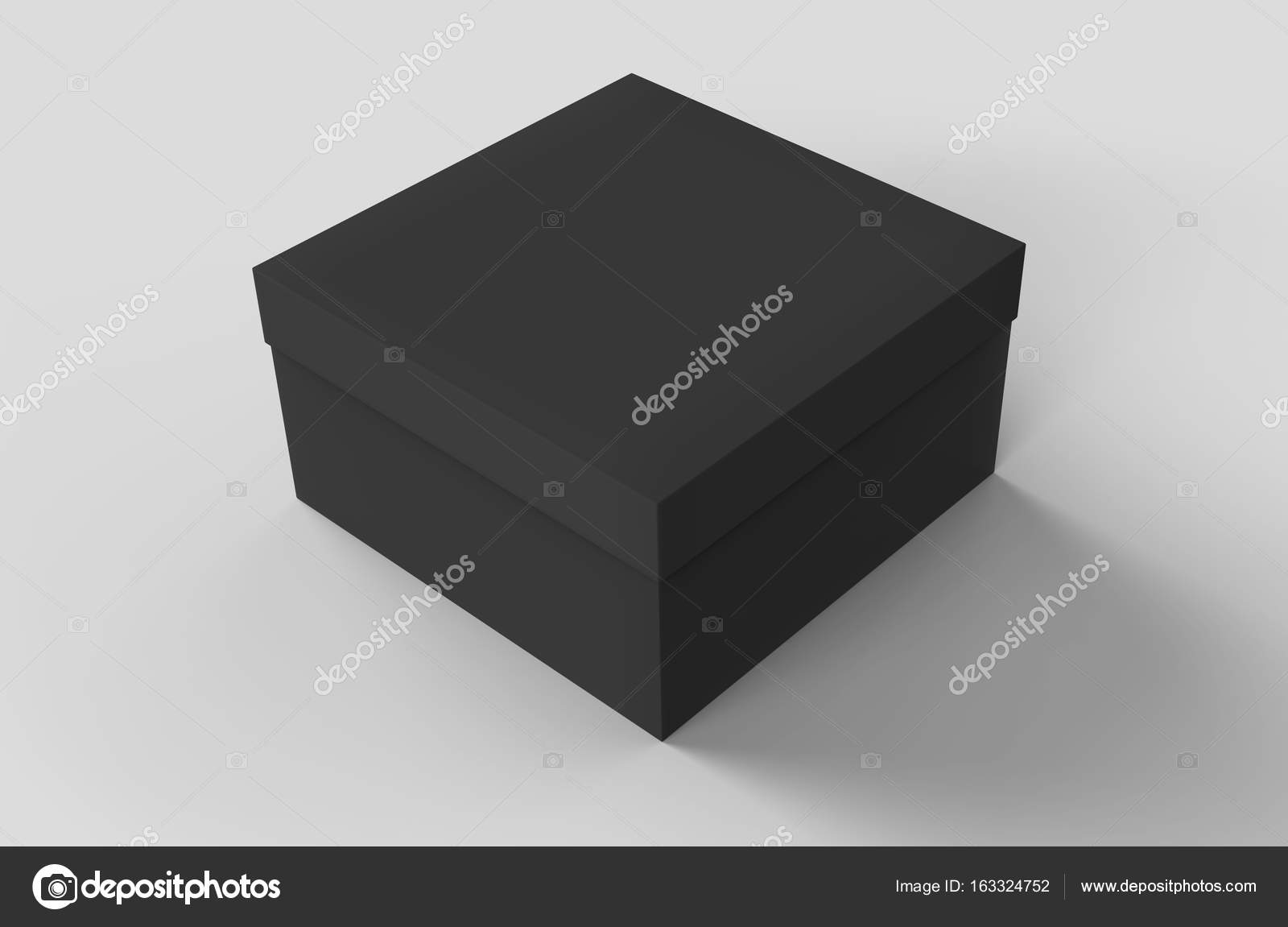 Flat Square Box Template