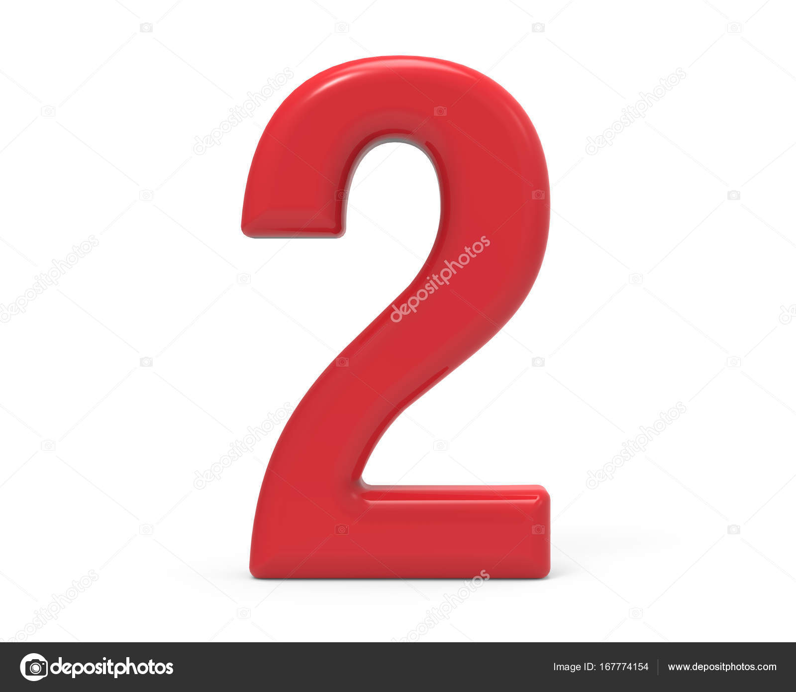 Red number 2 Stock Photo by ©kchungtw 167774154