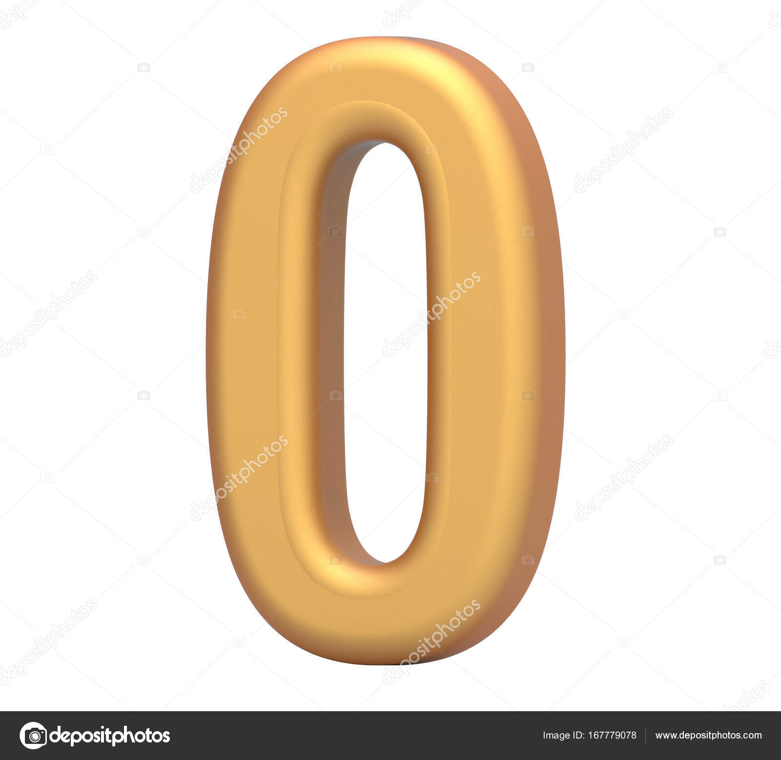 Golden number 0 — Stock Photo © kchungtw #167779078