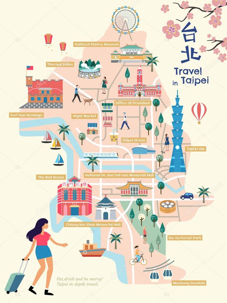 Mapa de Taipei 2024