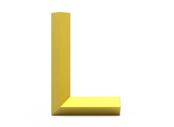 Yellow Letter L