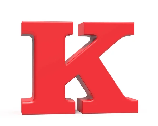 Red letter K — Stock Photo © kchungtw #162293054