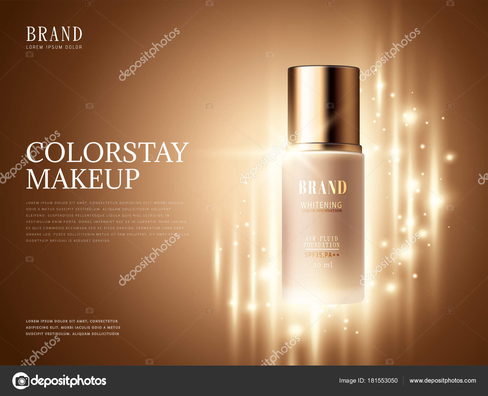 Foundation product ads Stock Vector Image by ©kchungtw #181553050