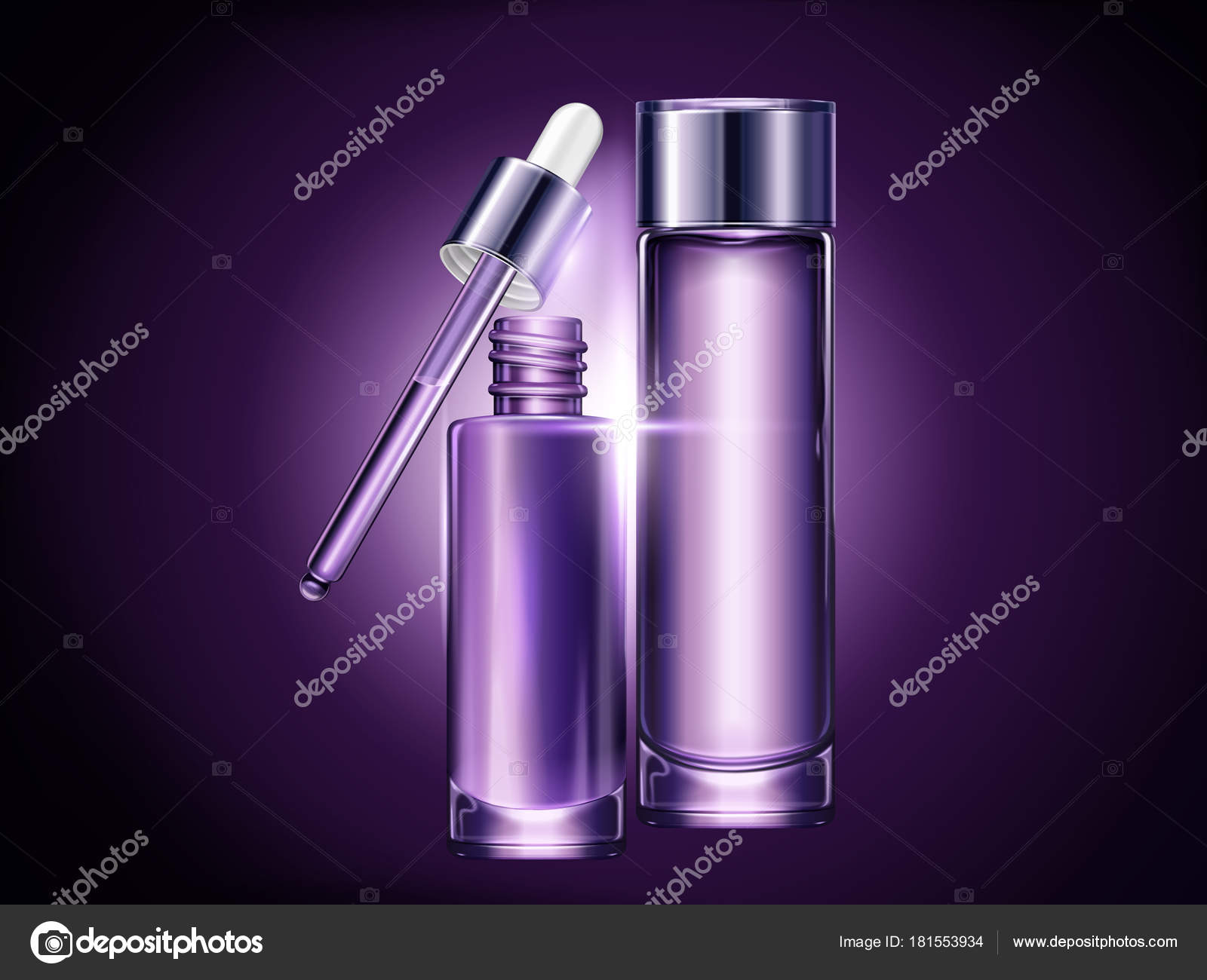 Purple blank container set Stock Vector Image by ©kchungtw #181553934