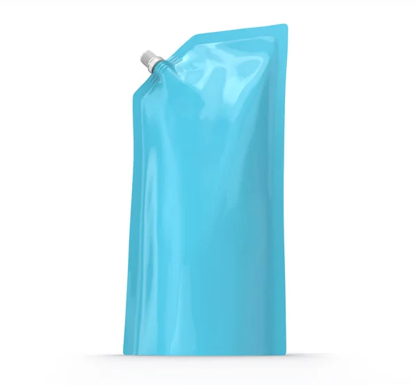 Detergent Refill Package Render Pouch Bag Mockup Set Lid Floating ...