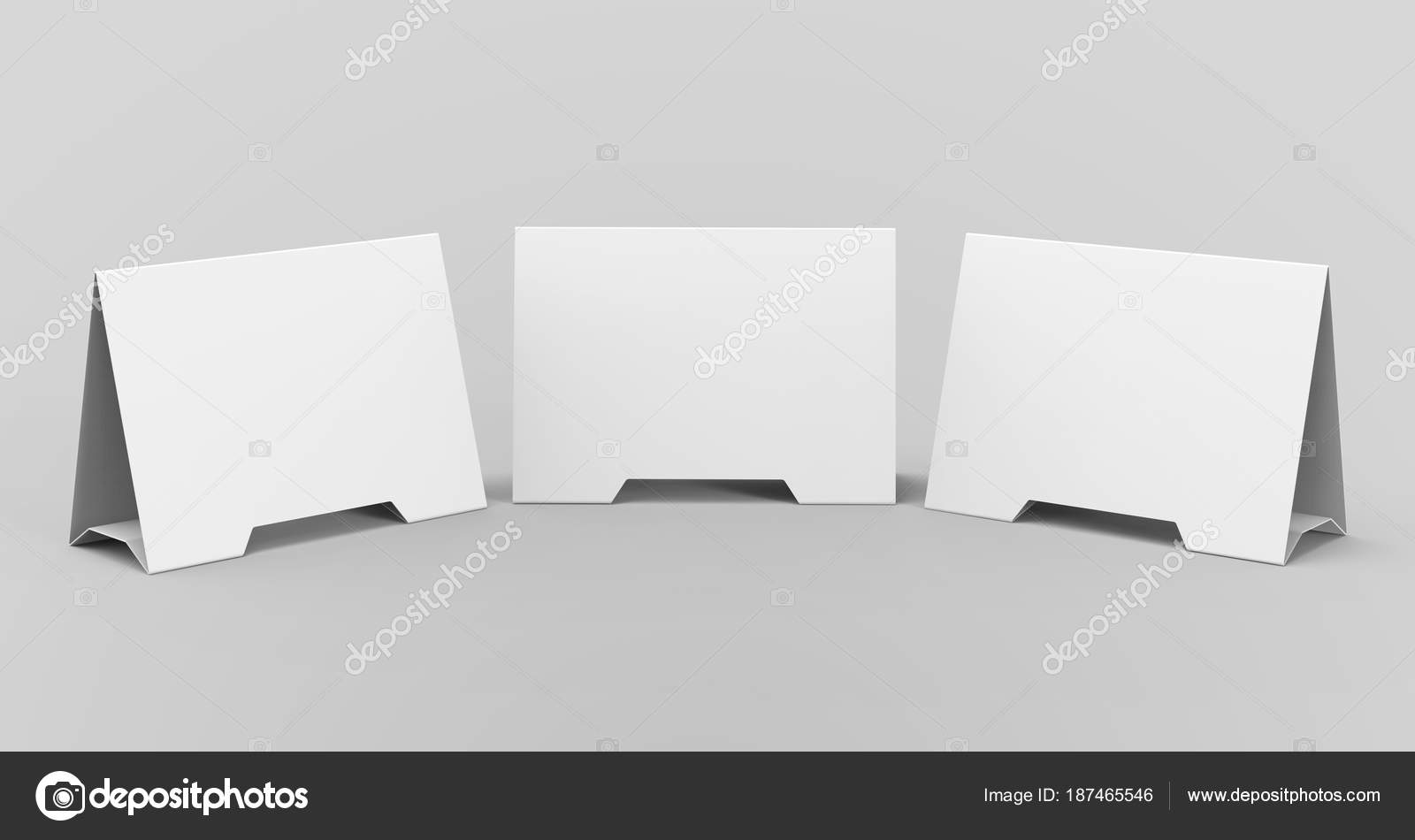 Prázdná Tabulka Stan Vykreslení Tabulky Karta Sada Mockup Pro Použití ...