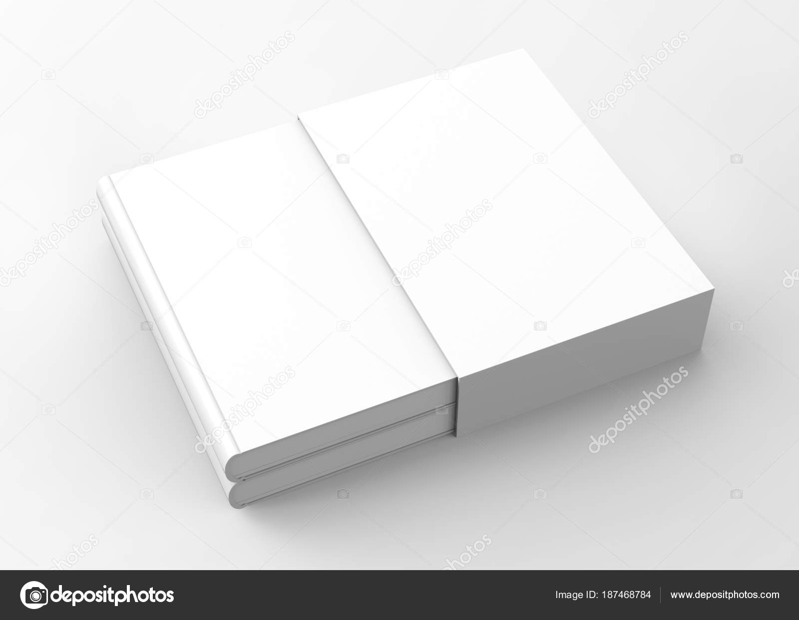 Blank book with cardboard box cover Stock Photo by ©kchungtw 187468784