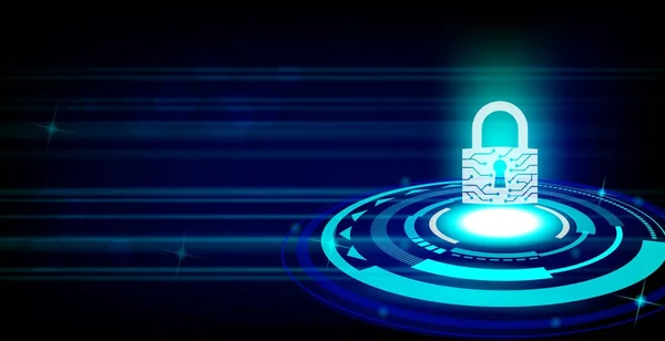 Cyber Security Concept Closed Padlock Binary Code Background Stock Vector Image by ©tle_ja ...