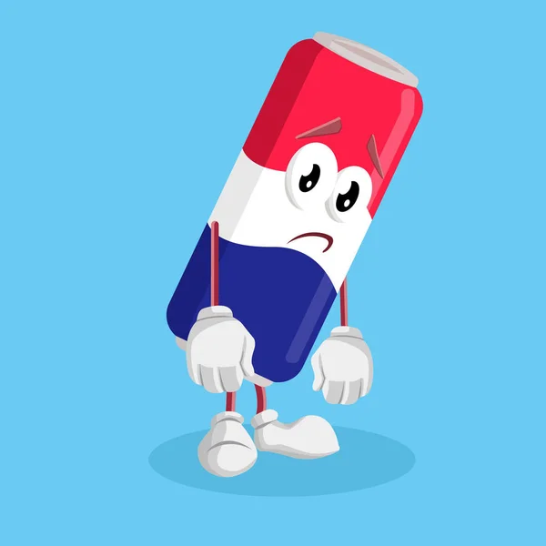 Coke Mascot Background Thumb Pose Flat Design Style Your Mascot Stock ...