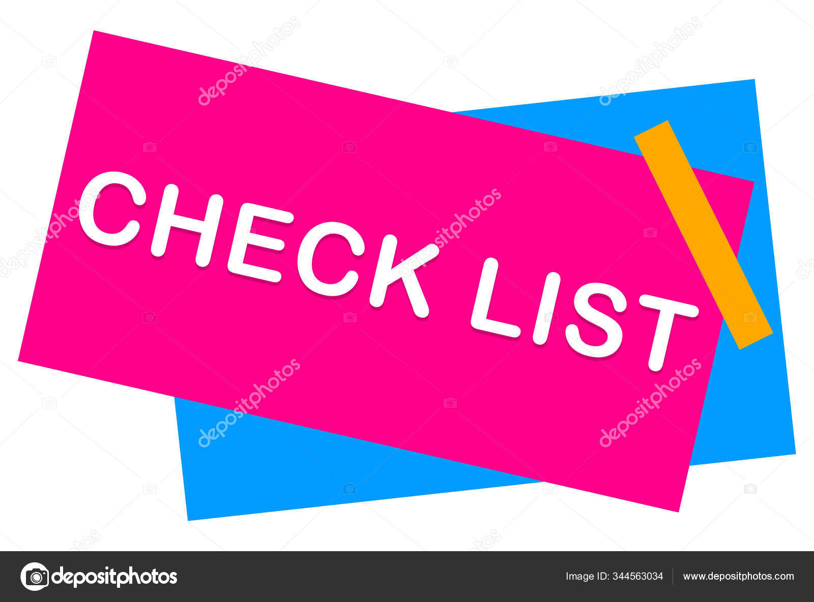 Check list web Sticker Button Stock Photo by ©weissdesign 344563034