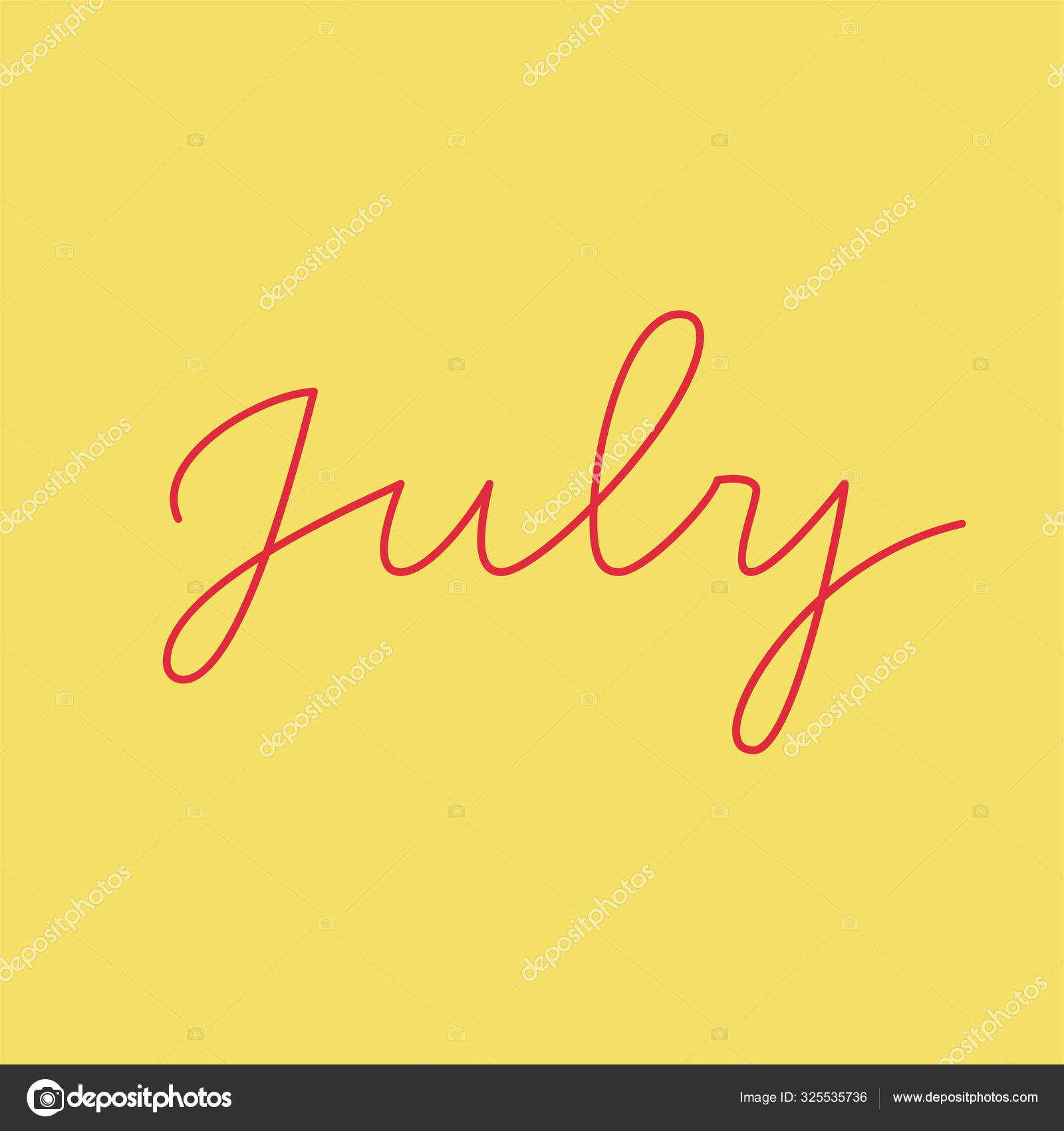 Modern Calendar Lettering 2020 Calligraphy Month — Free Stock Vector ...