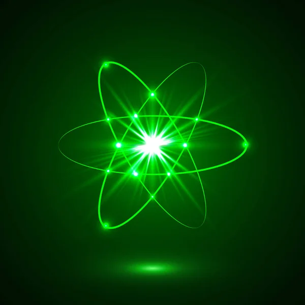 Bright atom model Vector Art Stock Images | Depositphotos