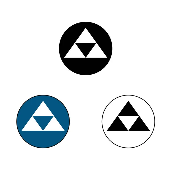 Hojo Samurai Crest. Gráfico vectorial de la cresta conocida como mon ...