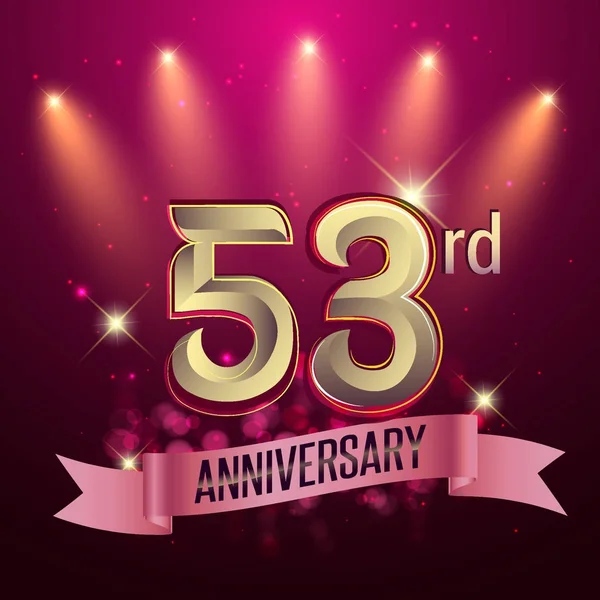 42Nd Anniversary Party Poster Banner Invitation Background Glowing ...