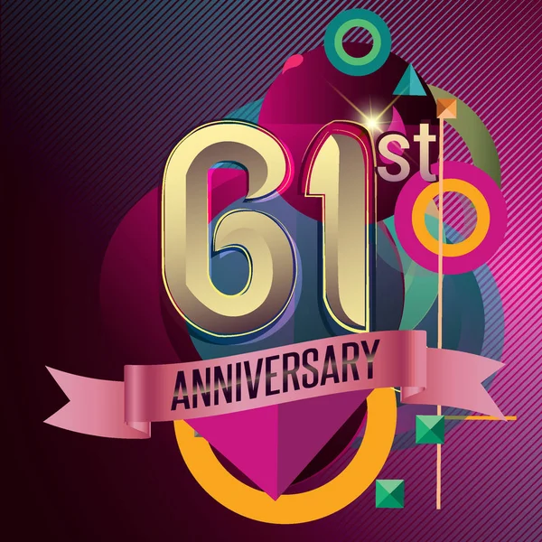 97 61st anniversary Vector Images | Depositphotos